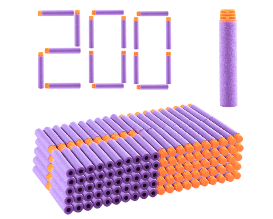 $15 for a Pack of 200 Universal Nerf Gun Bullets | Buytopia